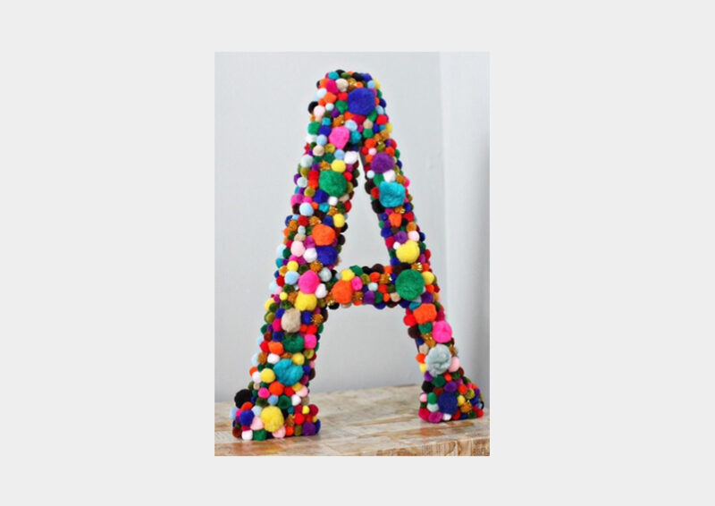 PomPom Alphabet Letters – Educational Art Supplies