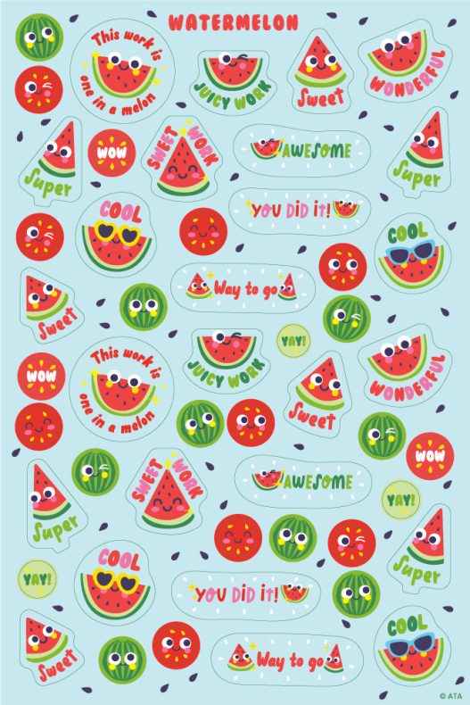 Watermelon - ScentSations "Scratch & Sniff" Merit Stickers (Pack of 150 ...