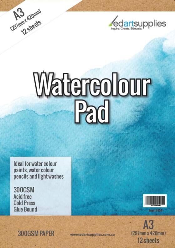 Water Colour Paper Pads 300gsm – Educational Art Supplies