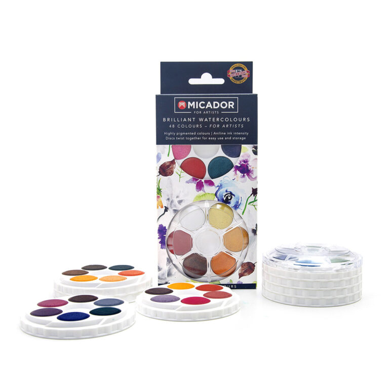 Micador For Artists Watercolour Disc- 48 Brilliant - Educational Art ...